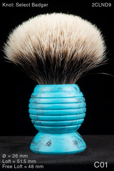 Beehive 26 mm Satin Robin's Egg – Dark Holler Design Works, LLC